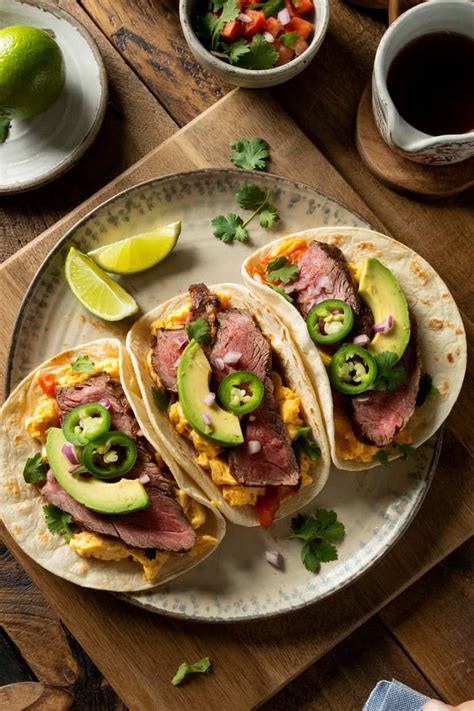 Steak Breakfast Tacos Lazy Apron
