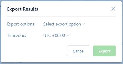 Exporting Results Suitest Documentation
