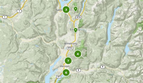 Best Walking Trails Near Regional District Of North Okanagan British