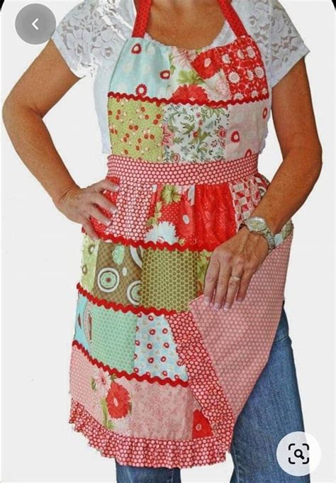 Pin By Adela Ávila Verdeja On Delantal De Patchwork Aprons Patterns