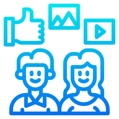 Icono De Redes Sociales Srip Gradient