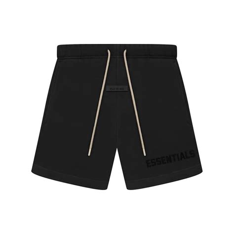 Fear Of God Essentials Shorts Jet Black Ss23 Stealplug Kl