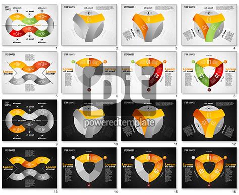 Loop Stages Shapes For PowerPoint Presentations Download Now
