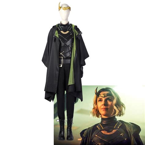Loki Season Sylvie Female Variant Loki Cosplay Costume Crown Etsy