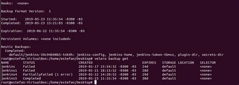 Backup Velero Erro Restic · Issue 1515 · Vmware Tanzuvelero · Github