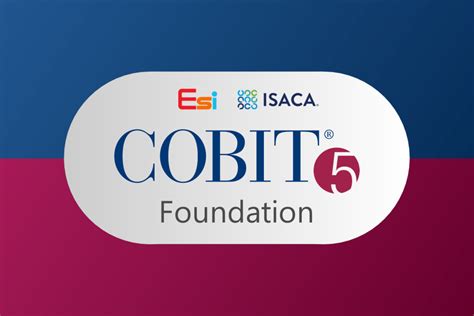 Isaca Cobit5 Foundation Course Engineering Science Institute For Training And Development