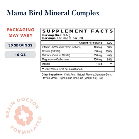 Mama Bird® Mineral Complex Best Nest Wellness