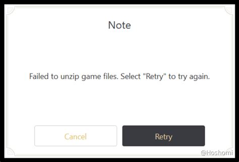 Failed To Unzip Files Genshin Impact HoYoLAB