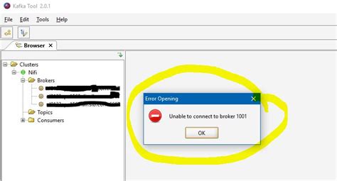 Unable to connect broker kafka Tool BIGdd 大数据