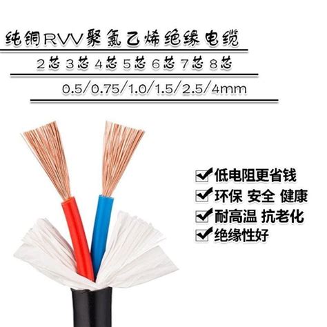 國標電纜線rvv2 3 4芯075 10 25平方15電源線純銅護套軟電線~新北五金線材專賣店 Yahoo奇摩拍賣