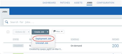 Creating Patch Job For Windows Assets