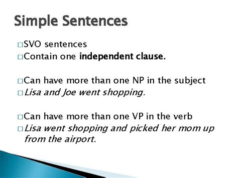 Sentence Structure Lori Rottenberg High Intermediate Grammar Knowledge Sentence Structure Lori Rottenberg High Intermediate Grammar Knowledge