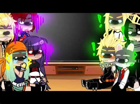 Pro Heroes And Class 1 A React To Welcome To League Of No Dads Mha