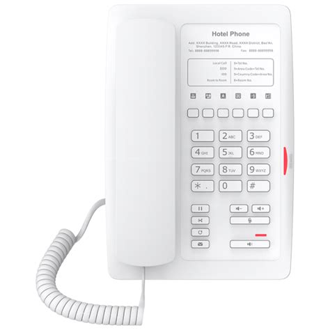 H3 Fanvil Sip Phone For Hotels White Aristel Networks