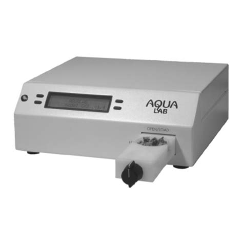 Aqua Lab Series 3 Operators Manual Pdf Download Manualslib