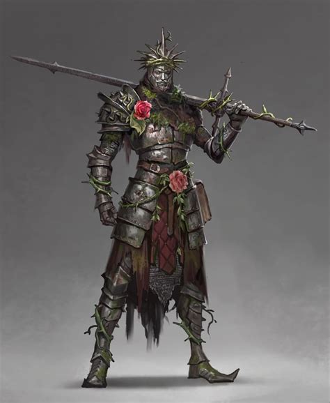 荆棘骑士 Cytoken94 Overgrown Armor Knight Of Thorns Overgrown Knight