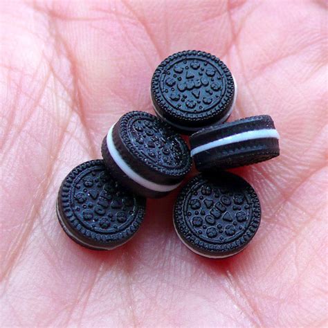 Miniature Cookie Silicone Mold 5 Cavity Dollhouse Biscuit Diy Do