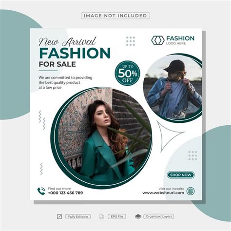 Premium Vector Vector Elegant Fashion Sale Social Media Post And
