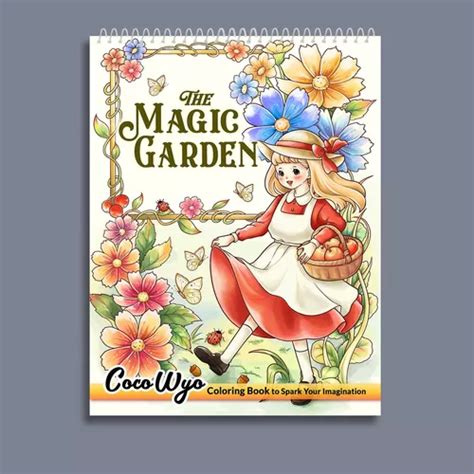 The Magic Garden Libro Anillado Colorear Pintar Coco Wyo Mercadolibre