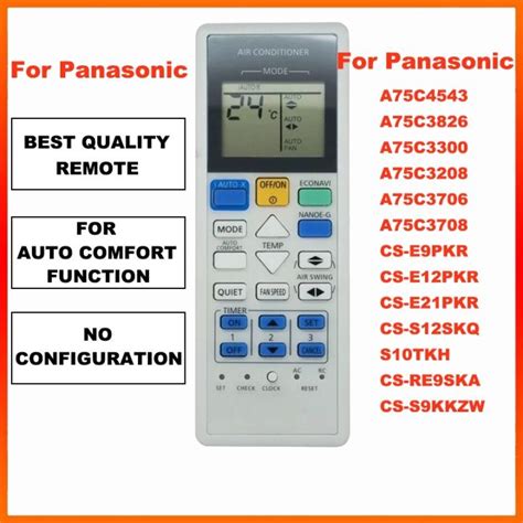 new for panasonic air conditioner ac remote control a75c3826 fit for cs