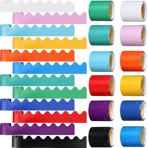 36 Packs Scalloped Bulletin Board Borders Scalloped Border Trim Multicolor Desertcart Sri Lanka