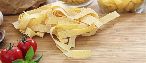 Pappardelle Local Pasta Variety From Tuscany Italy