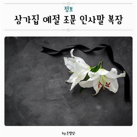 상가집 예절 조문 인사말 복장 부고 위로문자 네이버 블로그 상가집 예절 조문 인사말 복장 부고 위로문자 네이버 블로그