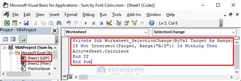 Sum By Font Color In Excel 2 Effective Ways Exceldemy