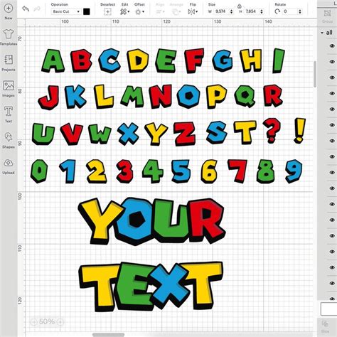 Mario Font Svg Cricut Svg Mario Letters Svg Mario Numbers Svg Mario