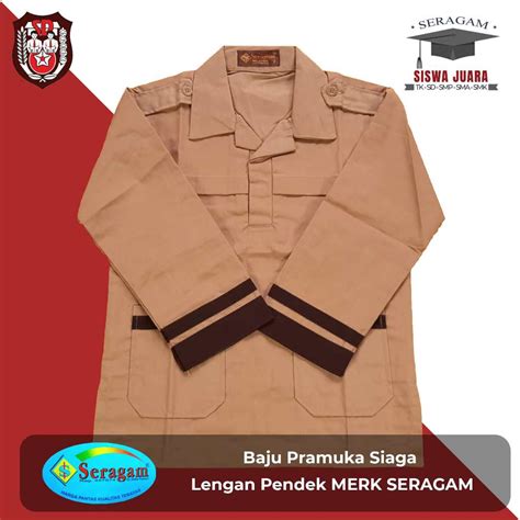 Jual Baju Pramuka Siaga Lengan Panjang Merk Seragam Shopee Indonesia