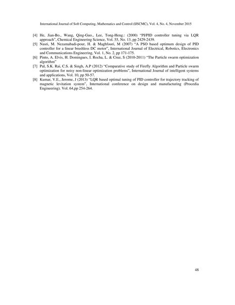 Optimal Pid Controller Design For Speed Control Of A Separately Excited