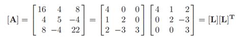 乔列斯基cholesky法解方程python数值积分python Cholesky Csdn博客