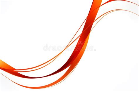 Abstract Orange Geometric Isolate On White Background Vector Illustration Stock Vector