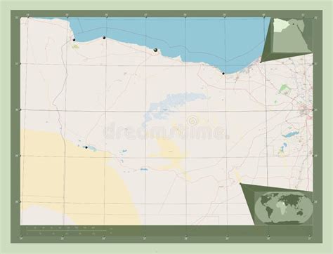 Matrouh Egypt Osm Major Cities Stock Illustration Illustration Of