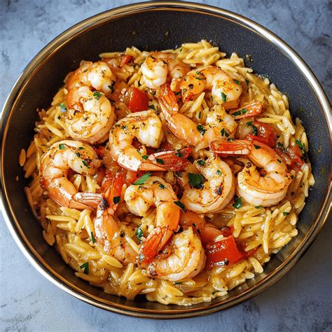 One Pot Marry Me Shrimp And Orzo Pasta Mini Meal Prep