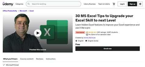 30 Microsoft Excel Tips To Upgrade Your Excel Skill To The Next Level