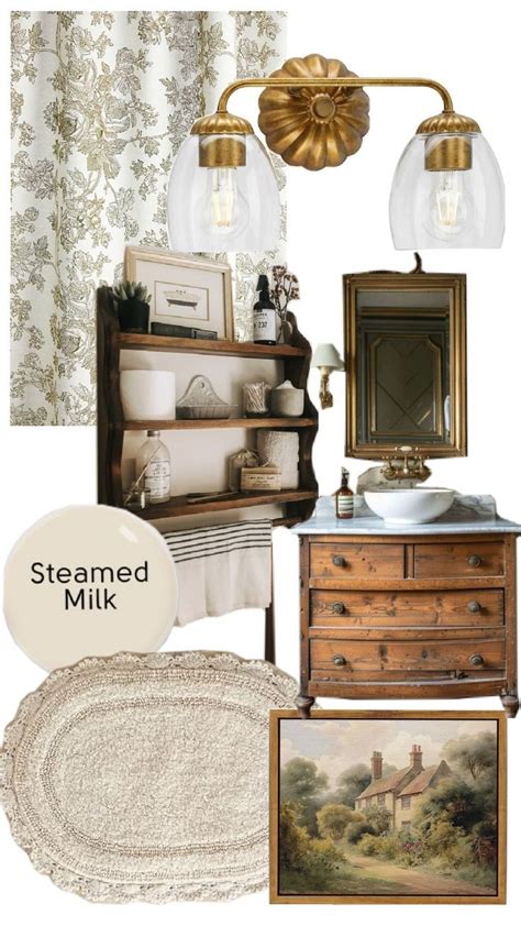 Cottage Core Bathroom Aesthetic Cottage Bathroom Bathroom Interior Home