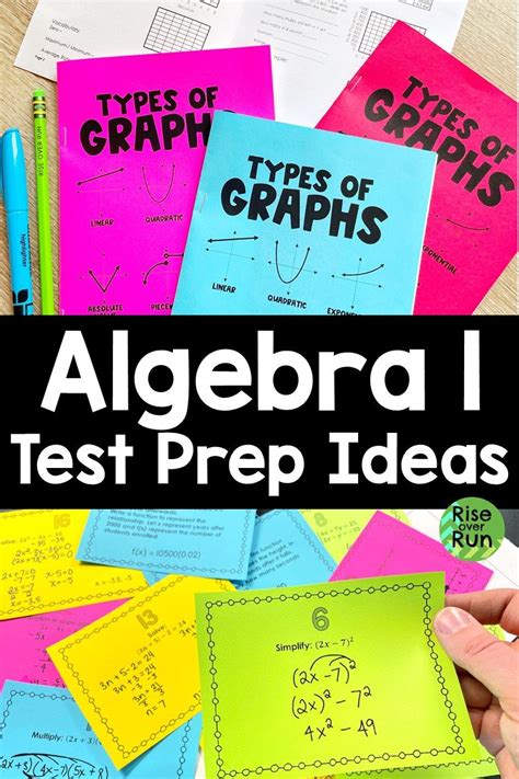 Algebra 1 End Of Year Review And Test Prep Ideas — Rise Over Run
