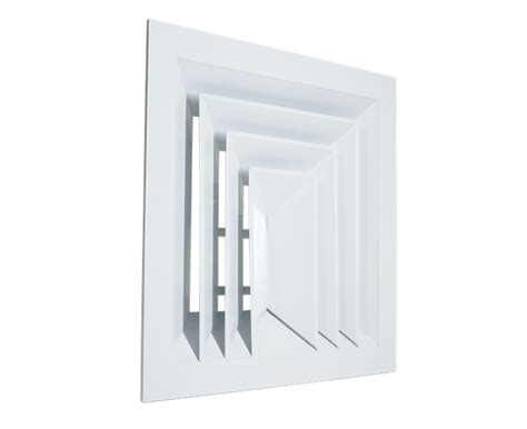 3 Way Square Ceiling Air Diffuser Gfi Hvac