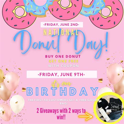 🚨giveaway🚨 ⭐️friday June 2nd Is Darlin Bakery And Cafe
