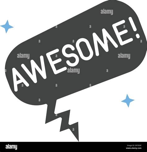 Awesome Icon Image Stock Vector Image And Art Alamy