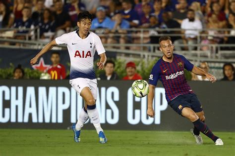 Uefa Champions League Draw Results Barcelona To Face Tottenham Hotspur Psv And Inter Milan In