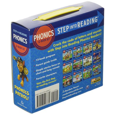 现货汪汪队立大功自然拼读12册套装英文原版 Paw Patrol Phonics Box Set儿童英语学习阶梯读物全彩页莱德阿奇小丽灰灰 虎窝淘