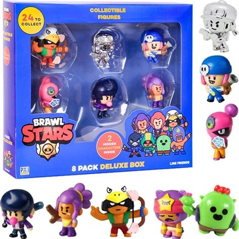 Brawl Stars Figurki Kolekcjonerskie 8 Pak Sandy Spike Shelly Tara