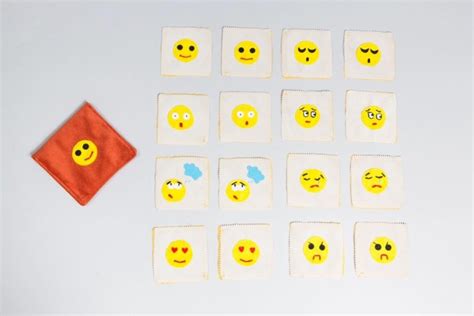 Emotions Memory Game Etsy