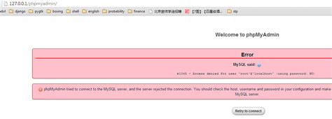 Why Can Open Mysql In Wamp And Can T Open Phpmyadmin Stack Overflow