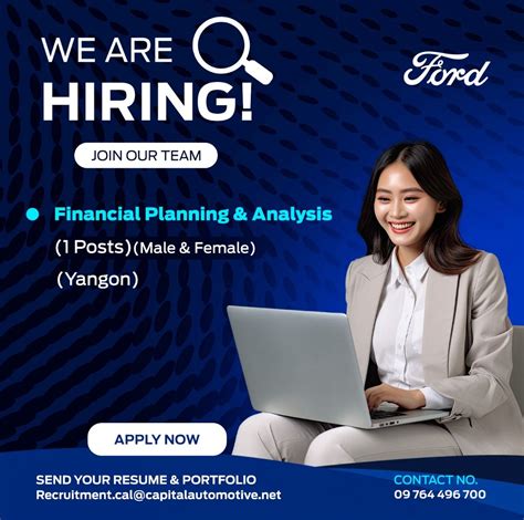 Pyae Sone Phyo On Linkedin Were Urgently Hiring Financial Planning