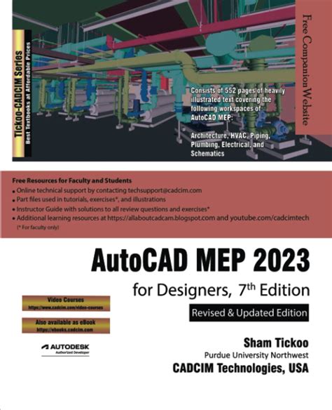 Autocad Mep 2023 For Designers 7th Edition Prof Sham Tickoo Purdue