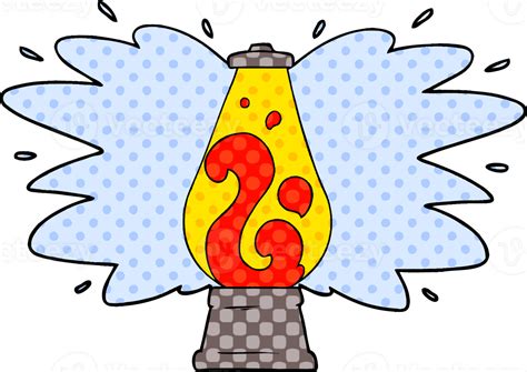 Cartoon Retro Lava Lamp 45204318 Png