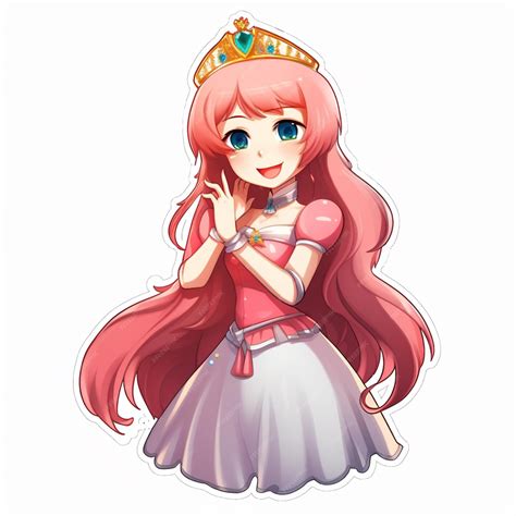 Premium Photo Anime Girl With Pink Hair Wearing A Tiable And A Pink